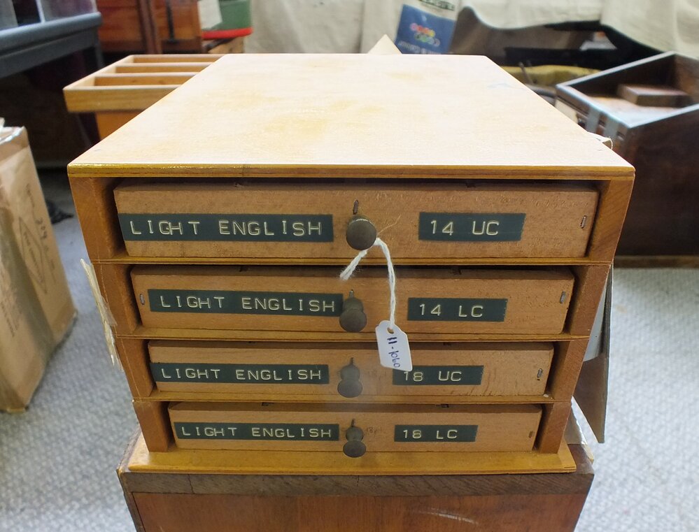 Type Case Cabinet | Coffs Collections