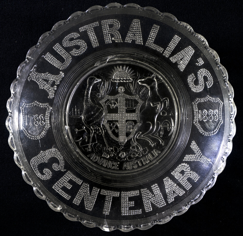 Centenary plate, 1888 | Coffs Collections